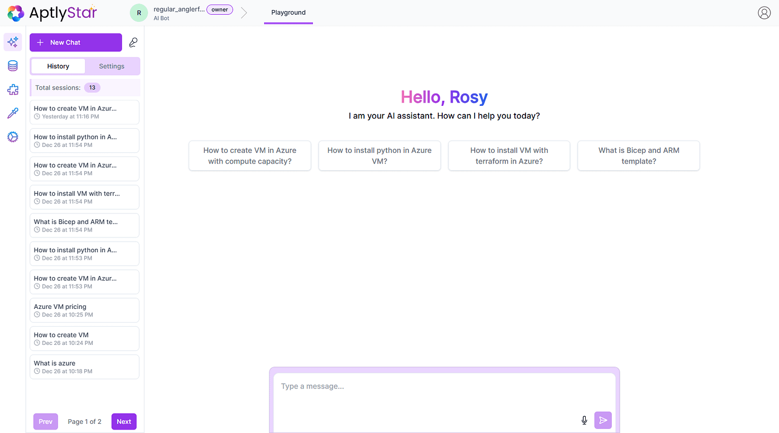 AptlyStar.ai | AI Platform For Building Agents & AI Bots